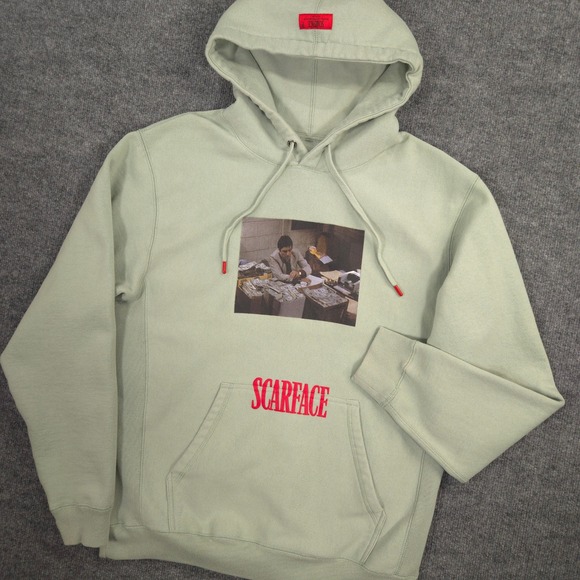 Shoe Palace | Shirts | Scarface X Shoe Palace Hoodie Mens Large Seafoam ...